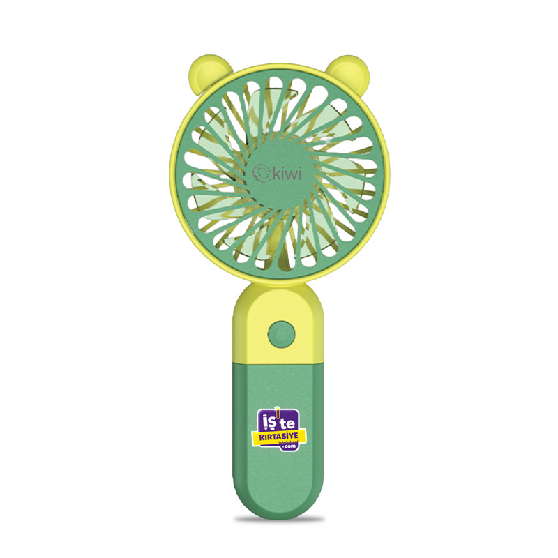 Kiwi 7603 Ultra Sessiz El Tipi Şarjlı Mini Fan Vantilatör - İşte Kırtasiye
